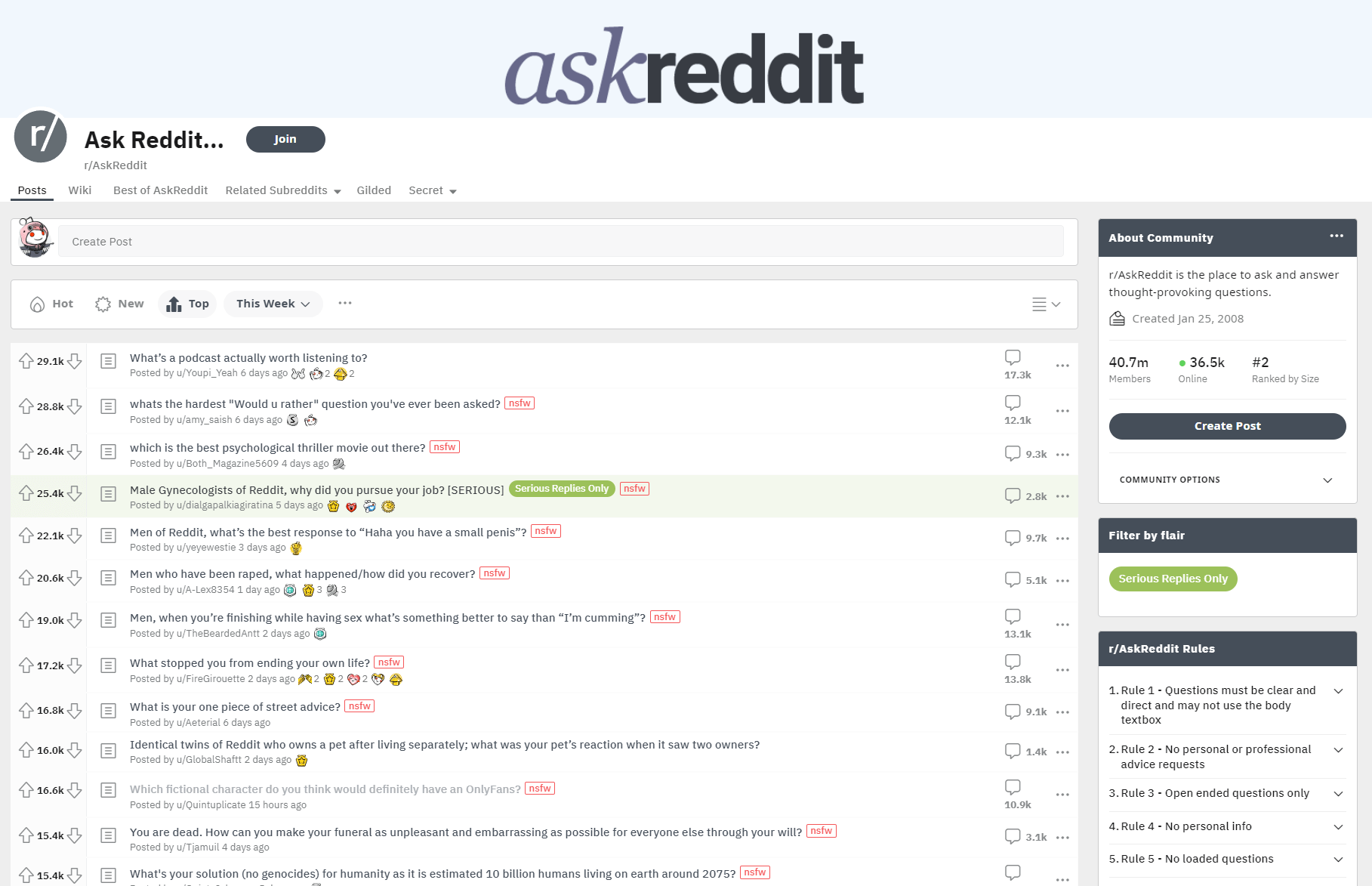 150+ Best r/AskReddit Questions to Ask | Upvote.Shop